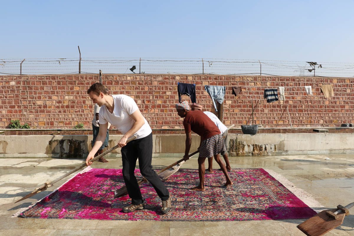 The Rug Making Process: Part 4 - Finishing - Kebabian's Rugs