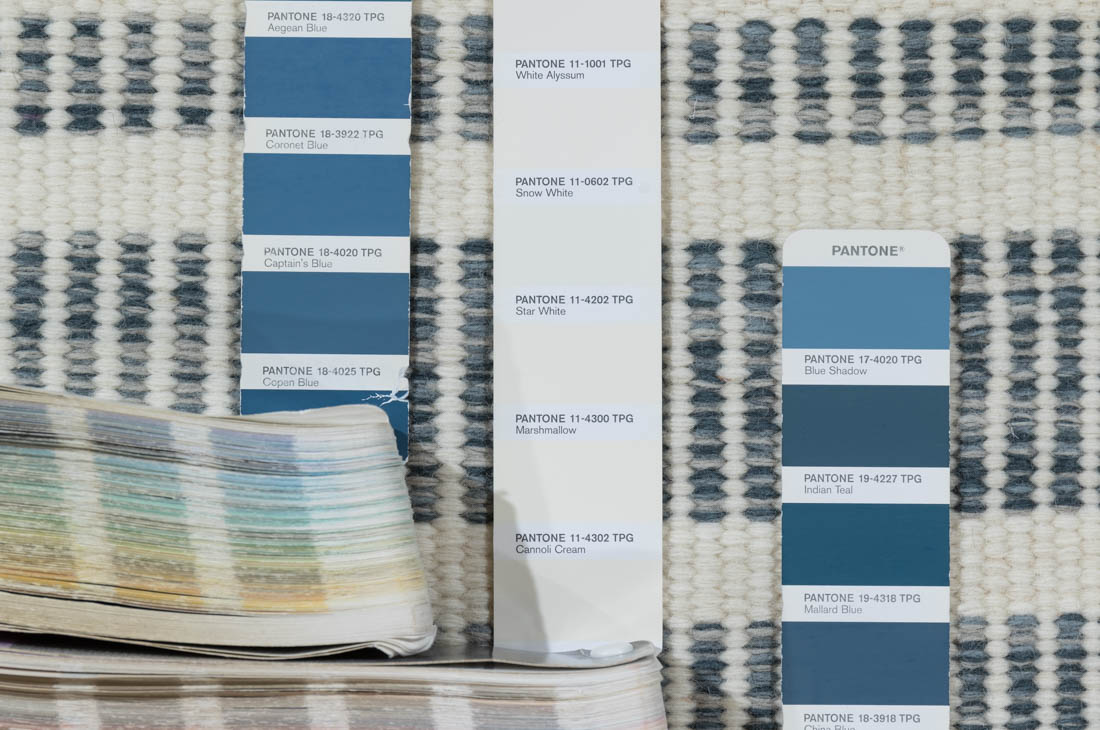 Berkshire Blue New Zealand Wool Handwoven Rug - Kebabian's Rugs